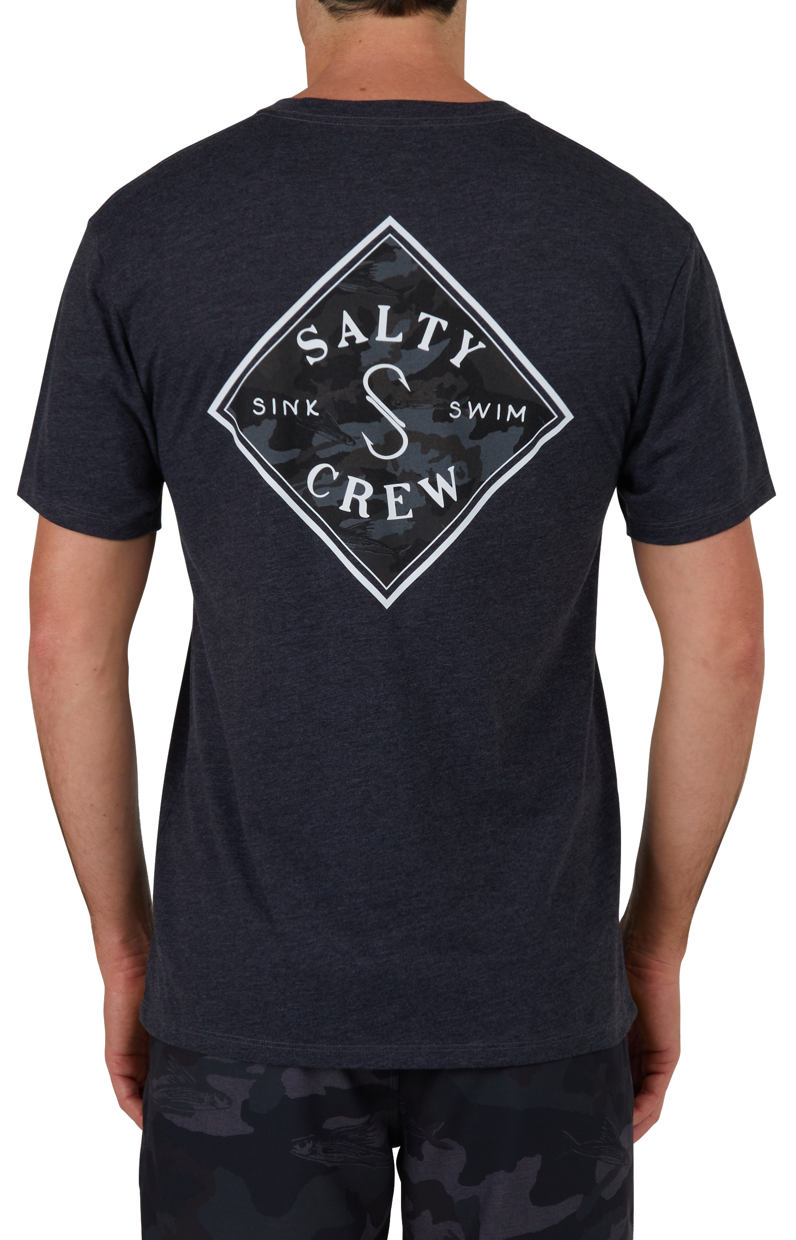 Salty Crew Tippet Premium Camo Fill Short-Sleeve T-Shirt for Men | Cabela's